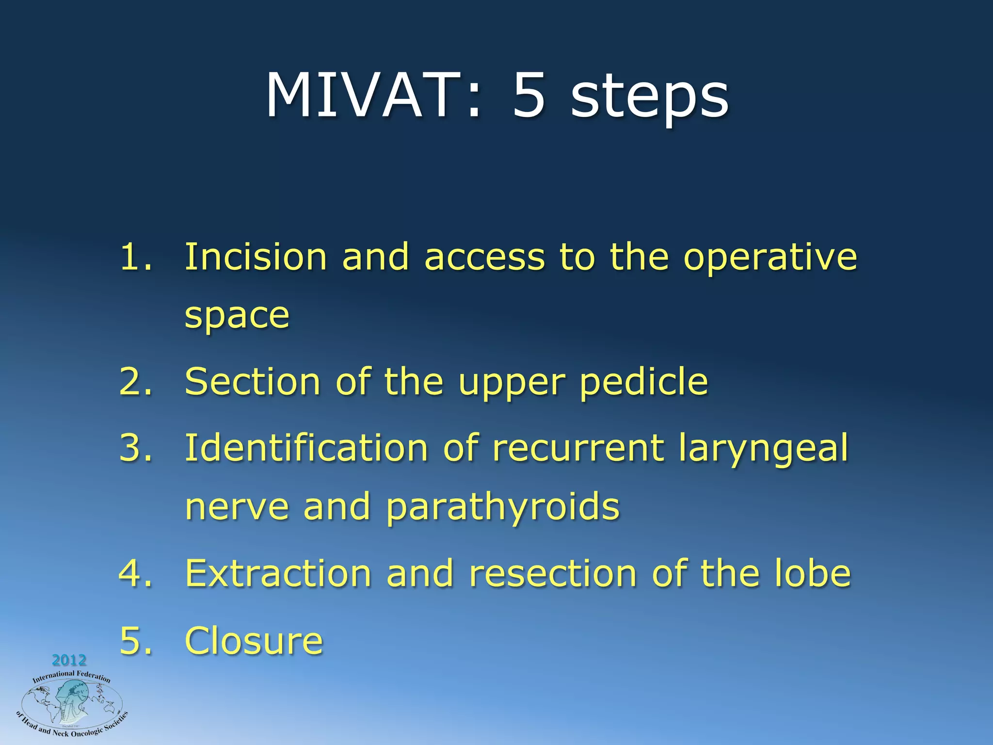 Minimally invasive thyroid surgery by A. Shaha | PDF