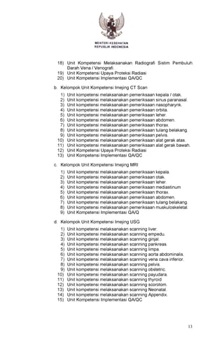 KEMENKES no. 375 TENTANG STANDAR PROFESI RADIOGRAFER 2007 | PDF