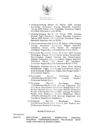 Kmk no. 834 ttg high care unit | PDF