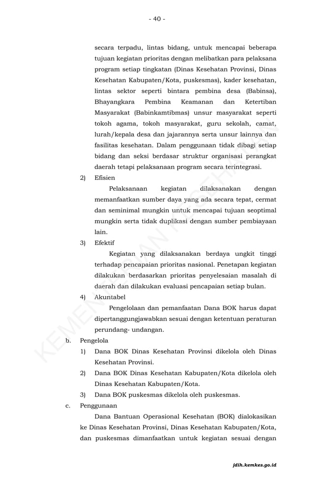 KMK No. HK.01.07-MENKES-2001-2024 ttg Petunjuk Operasional Pengelolaan Dana Bantuan Operasional ...