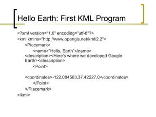 Kml Basics Chpt 1 Overview | PPT