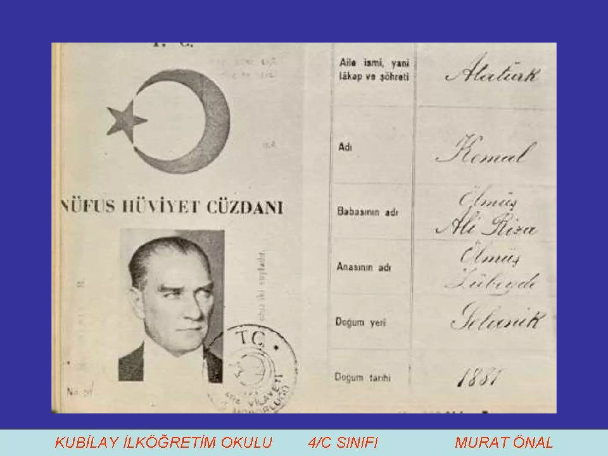kimlik kimliklerimiz nufus cuzdani | PPS