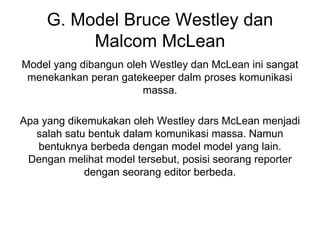 Model - Model Komunikasi Massa | PPT
