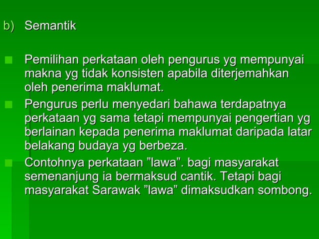 Halangan Komunikasi Di Organisasi | PPT
