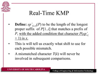 Knutt Morris Pratt Algorithm by Dr. Rose.ppt