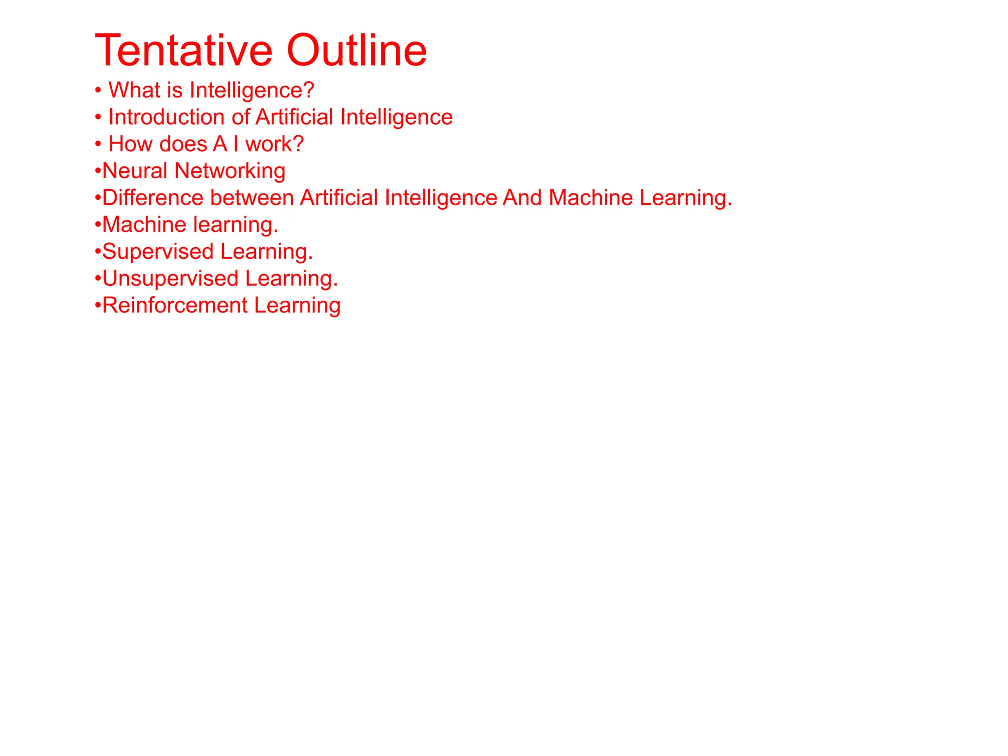 Introduction On Artificial Intelligence And Machine Learning Ppt