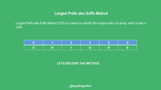 KMP Pattern Search Algorithm | PPT