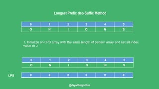 KMP Pattern Search Algorithm | PPT