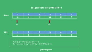KMP Pattern Search Algorithm | PPT