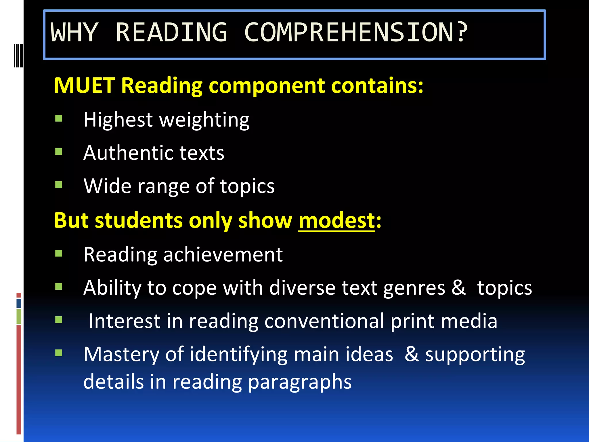 Enhancing Reading Comprehension through e-Learning | PPT