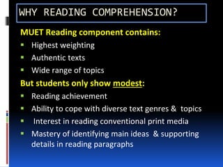Enhancing Reading Comprehension through e-Learning | PPTX