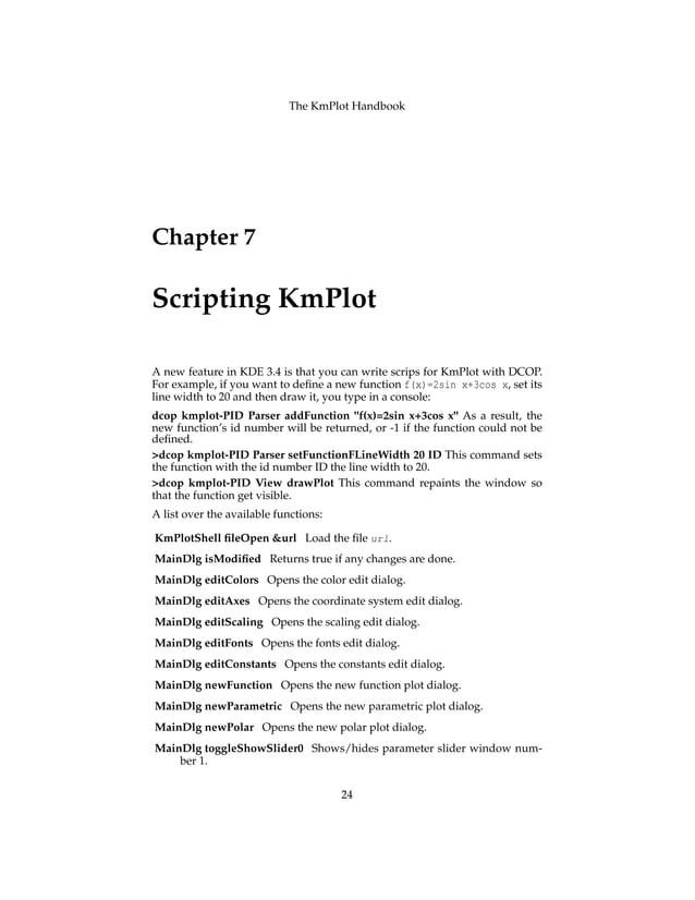 Manual de KmPlot | PDF