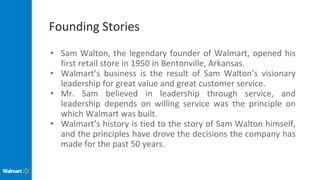 Walmart background and introduction | PPTX