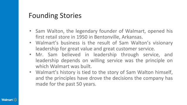 Walmart background and introduction | PPTX