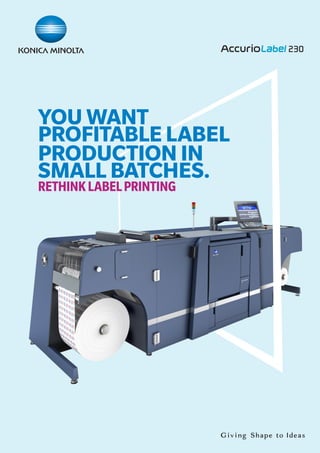 AccurioLabel 230 | Industrial Printer | PDF