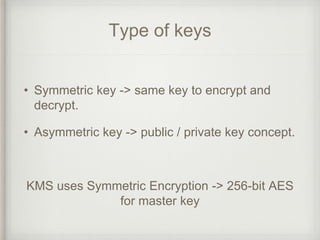 Introduction of AWS KMS | PPTX