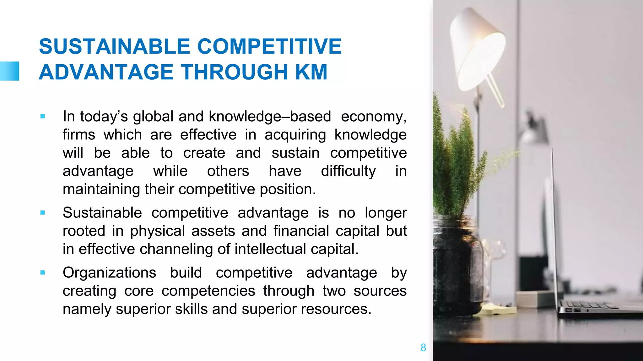 Importance of Knowledge management for sustaining competitive advantage ...