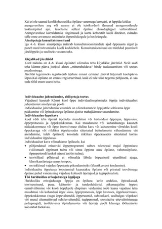 Kõmsi kooli õppekava | DOC