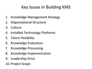 Knowledge Management System & Technology | PPT