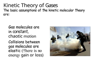 Kinetic Molecular Theory: Behavior Of gases | PPTX
