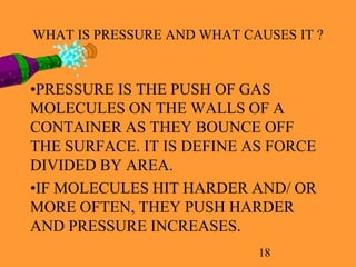 The Kinetic Molecular Theory | PPSX