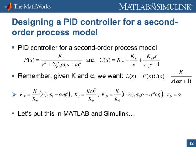 IntroductiontoPIDControllerDesignwith examples in MATLAB and Simulink | PPT