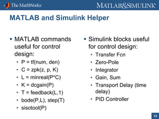 IntroductiontoPIDControllerDesignwith examples in MATLAB and Simulink | PPT