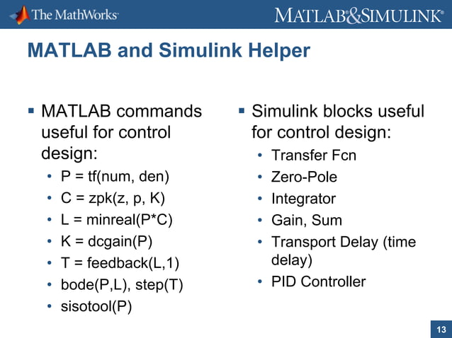 IntroductiontoPIDControllerDesignwith examples in MATLAB and Simulink | PPT
