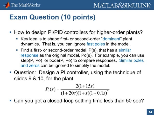 IntroductiontoPIDControllerDesignwith examples in MATLAB and Simulink | PPT