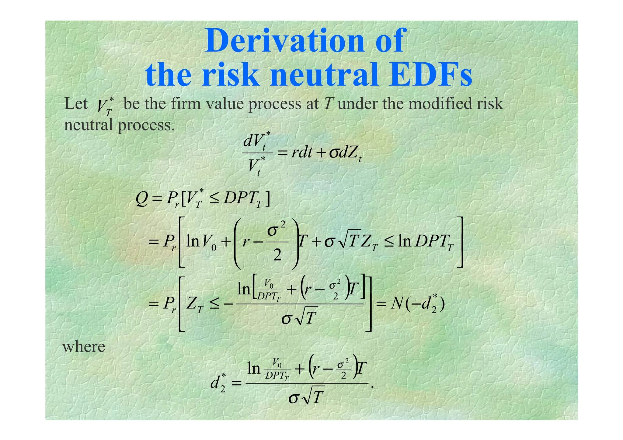 KMV Model (PPT)aaaaaaaaaaaaaaaaaaaaaa.pdf