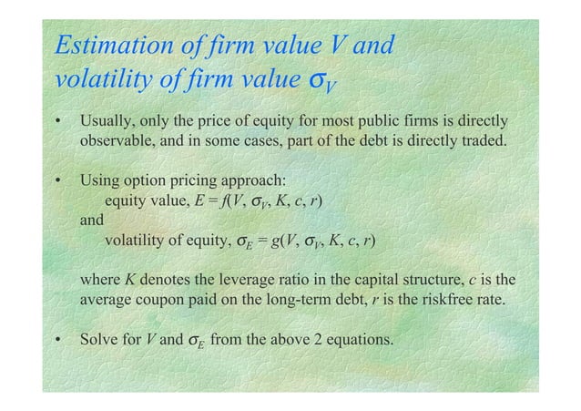 KMV Model (PPT)aaaaaaaaaaaaaaaaaaaaaa.pdf