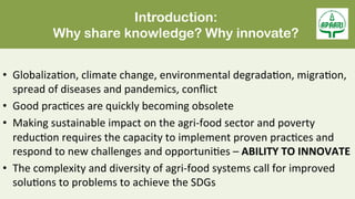 The Role of Knowledge Management in Agricultural Innovation Systems ...