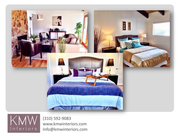KMW Interiors: Home Staging Portfolio and Rates | PPT