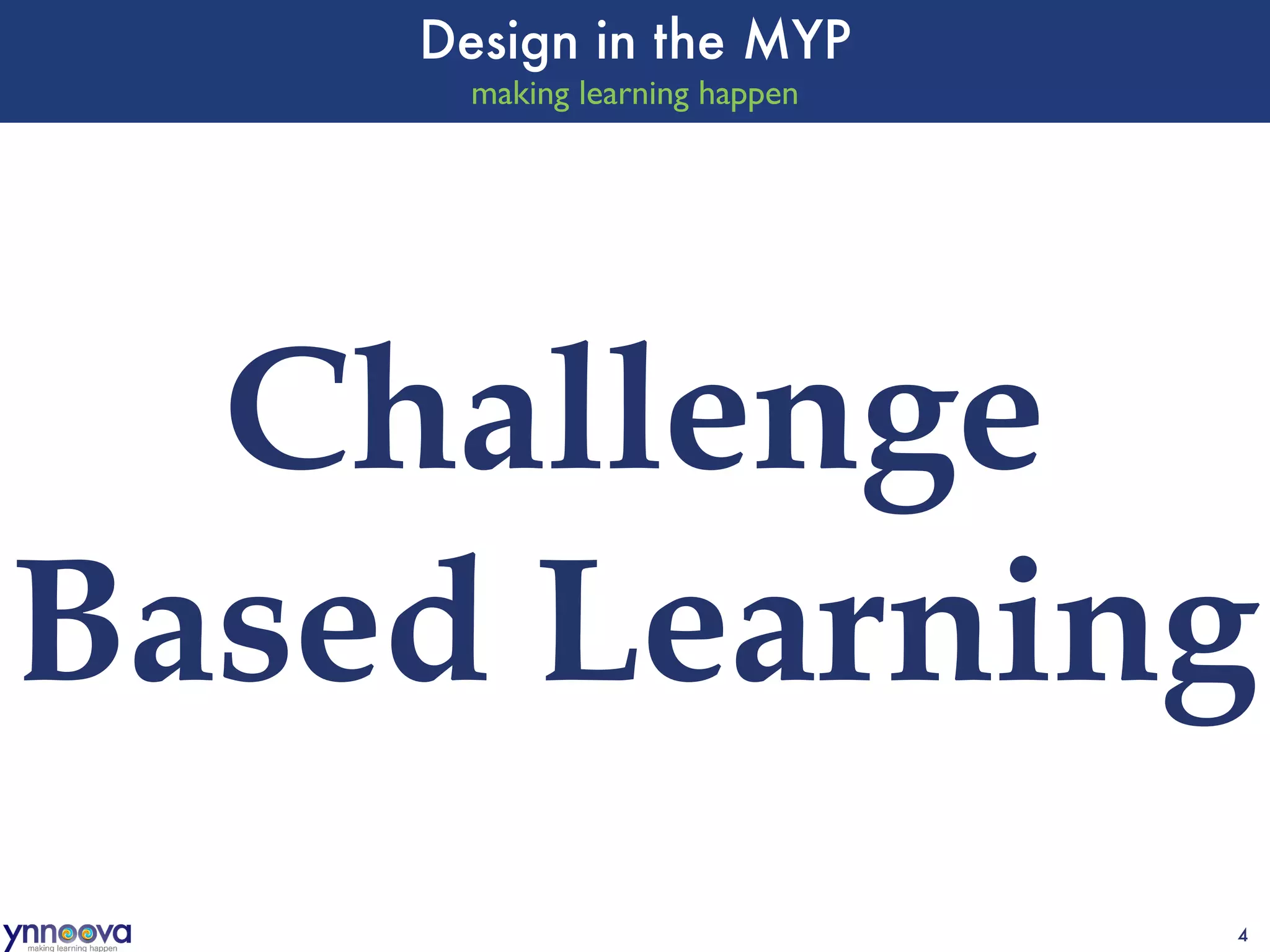 Design in the IB Middle Year Program (MYP) | PDF