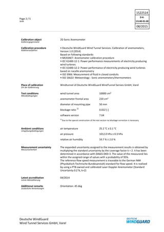 GILL Instruments' and MEASNET - WindObserver, WindMaster, WindMaster ...