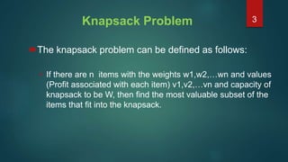 Knapsack Dynamic | PPT