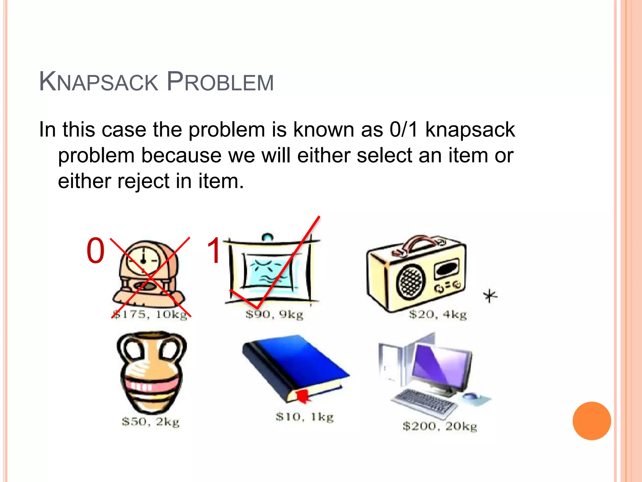 Knapsack problem | PPT
