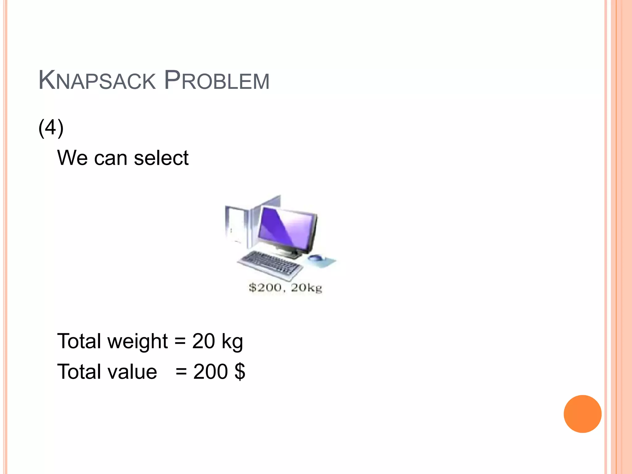 Knapsack problem | PPT