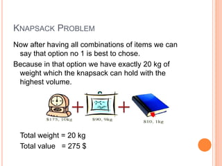 Knapsack problem | PPT