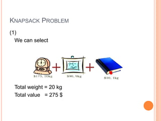 Knapsack problem | PPT