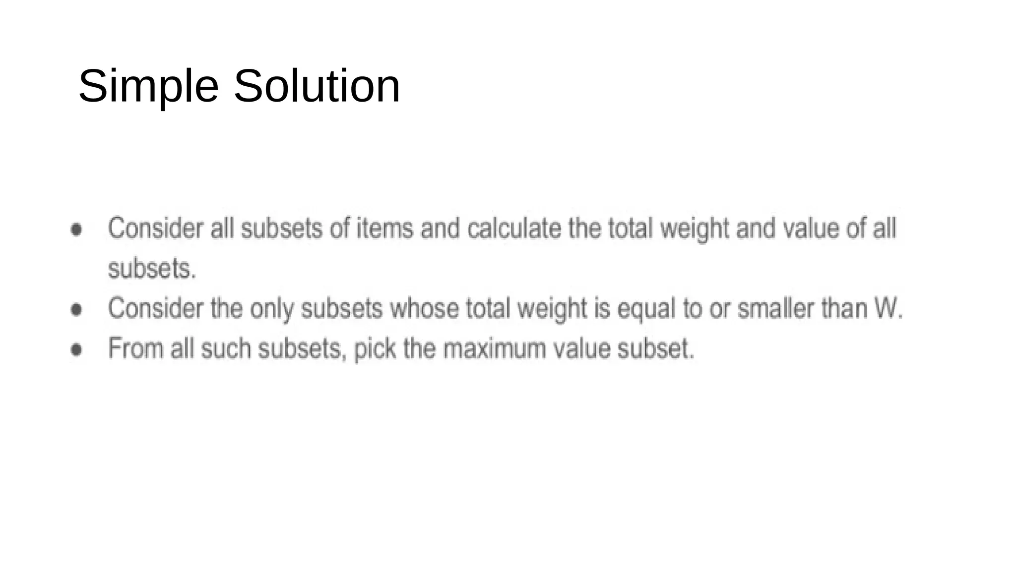 Knapsack Problem Using Dynamic Programming Ppt Programming 5227
