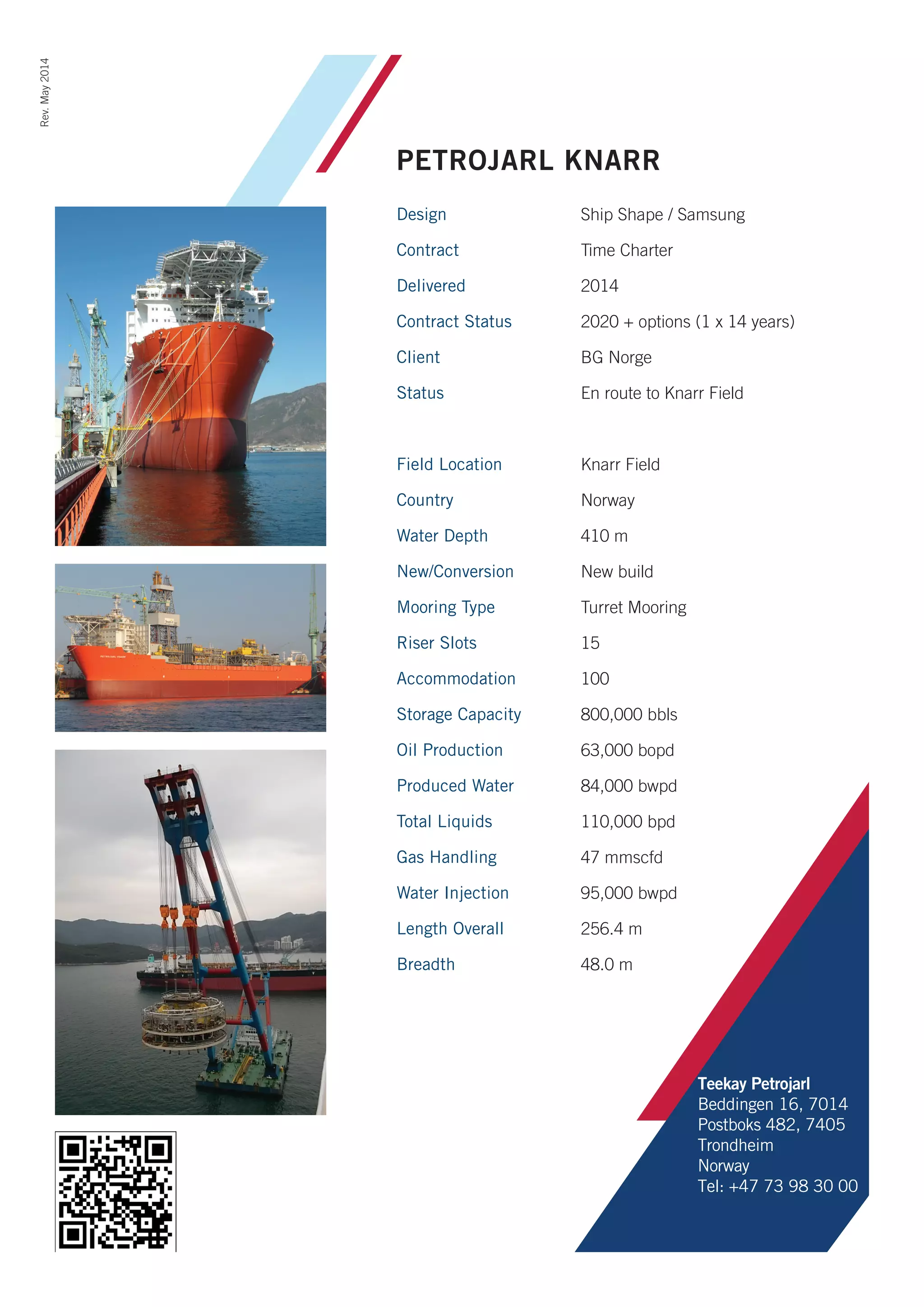 Petrojarl Knarr Factsheet | PDF