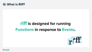 Knative and Riff | PPT