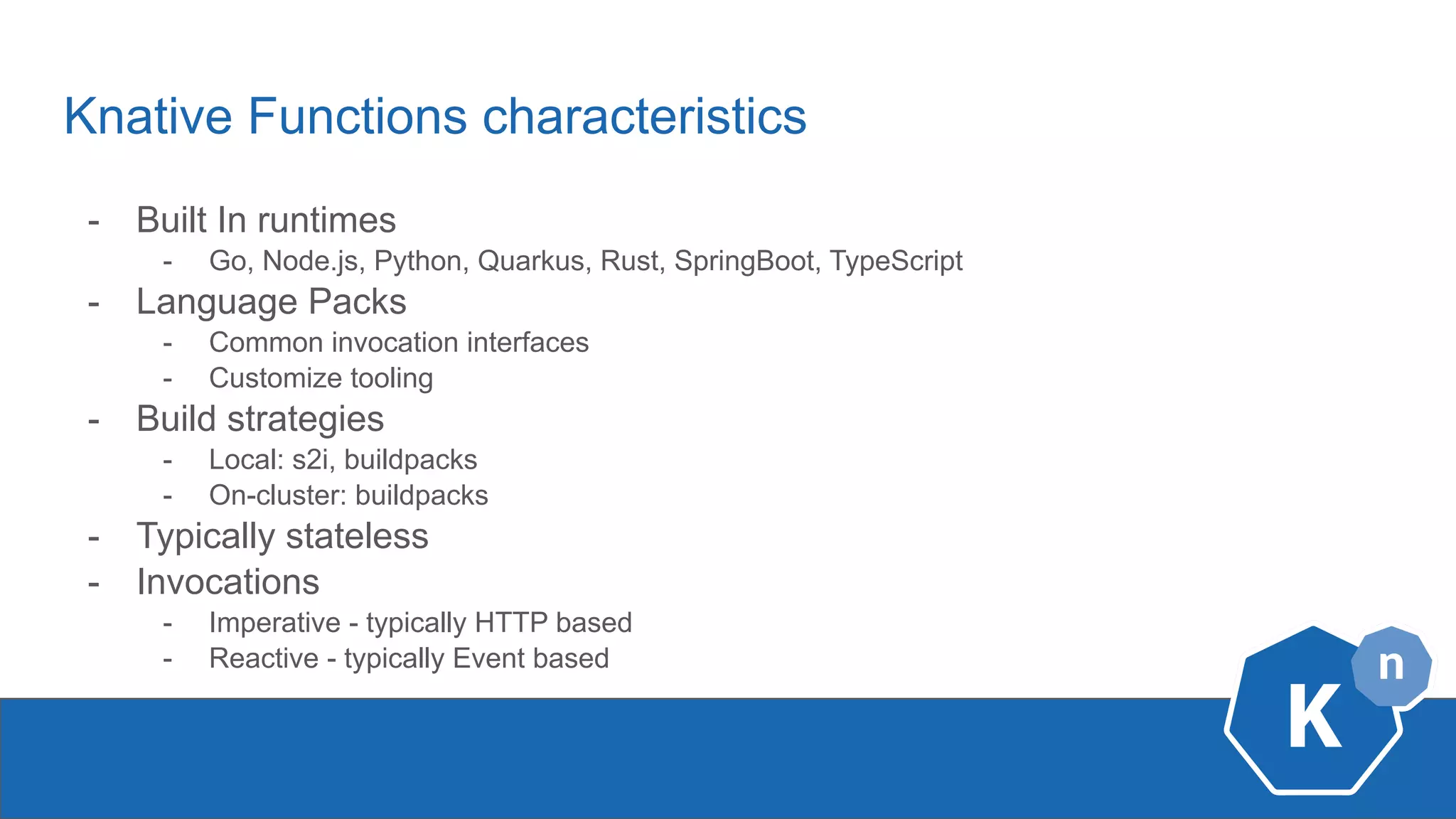 KnativeCon 2022 - Knative Functions | PPT