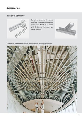 08-Working details-ceiling-Knauf metal profiles_brochure | PDF