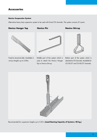 08-Working details-ceiling-Knauf metal profiles_brochure | PDF
