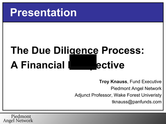 Knauss Financial Dd | PPT