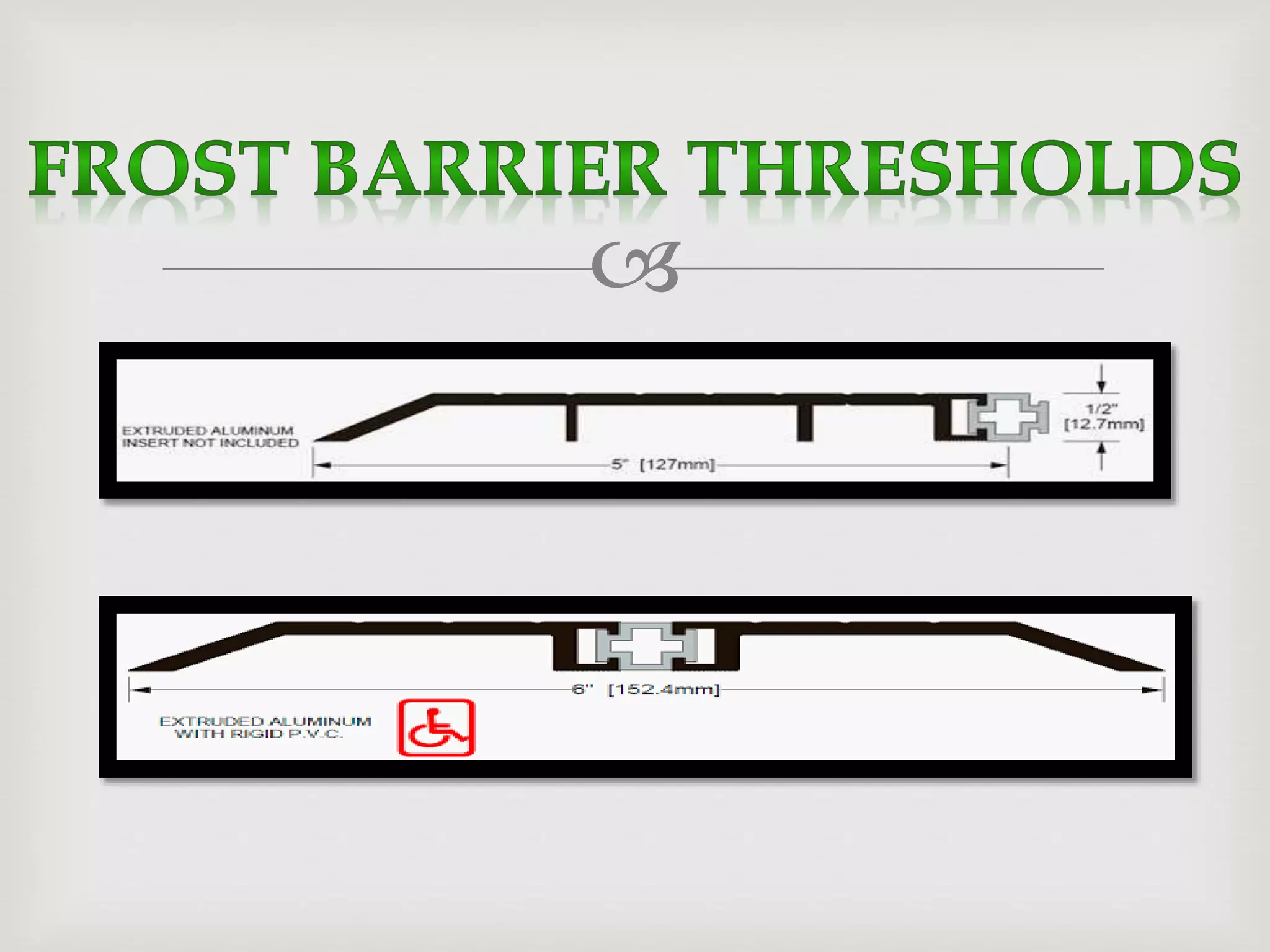 Frost Barrier Thresholds | PPTX