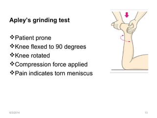 Lesions of the Menisci | PPT