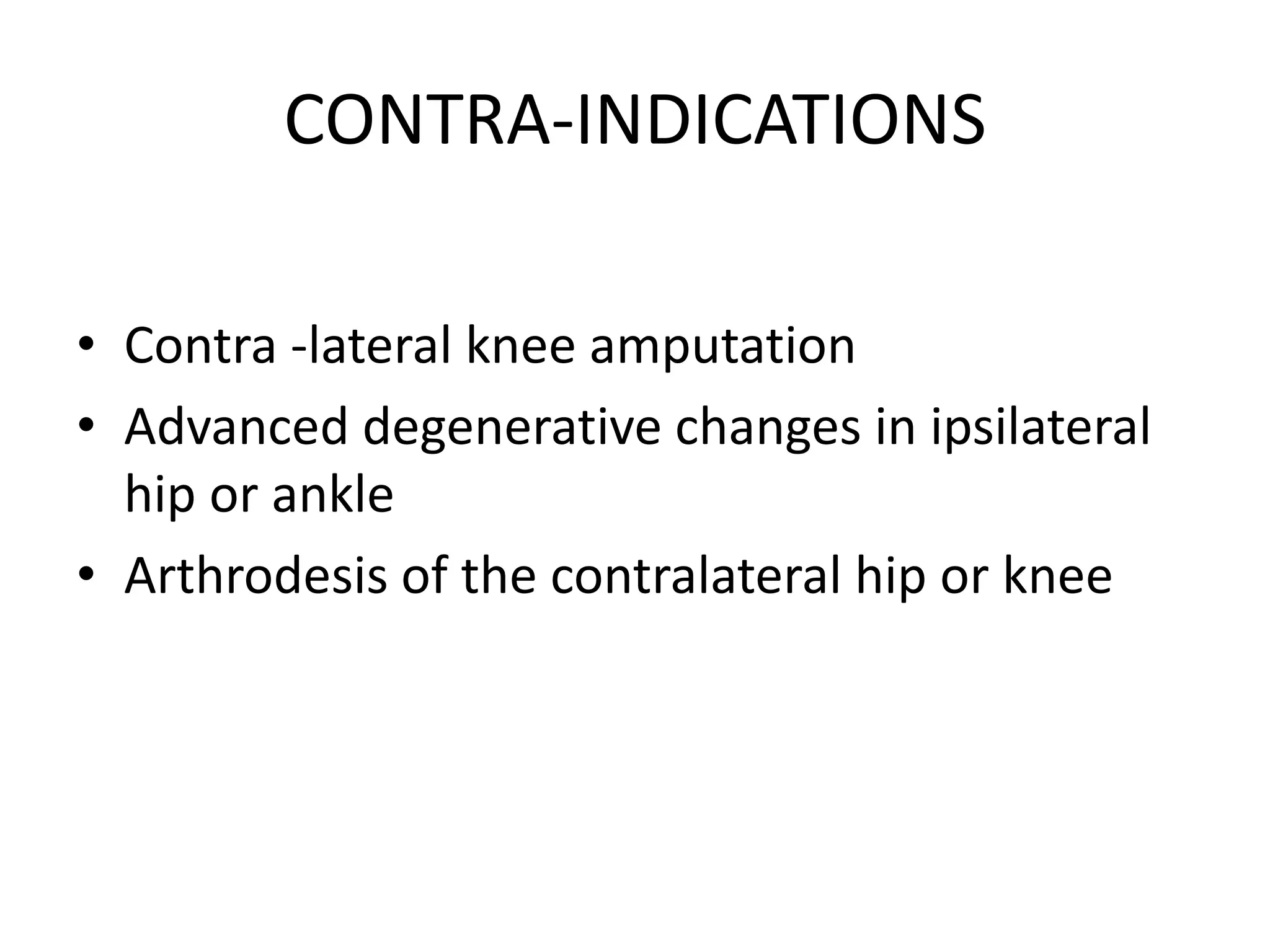 Knee rthrodesis | PPTX